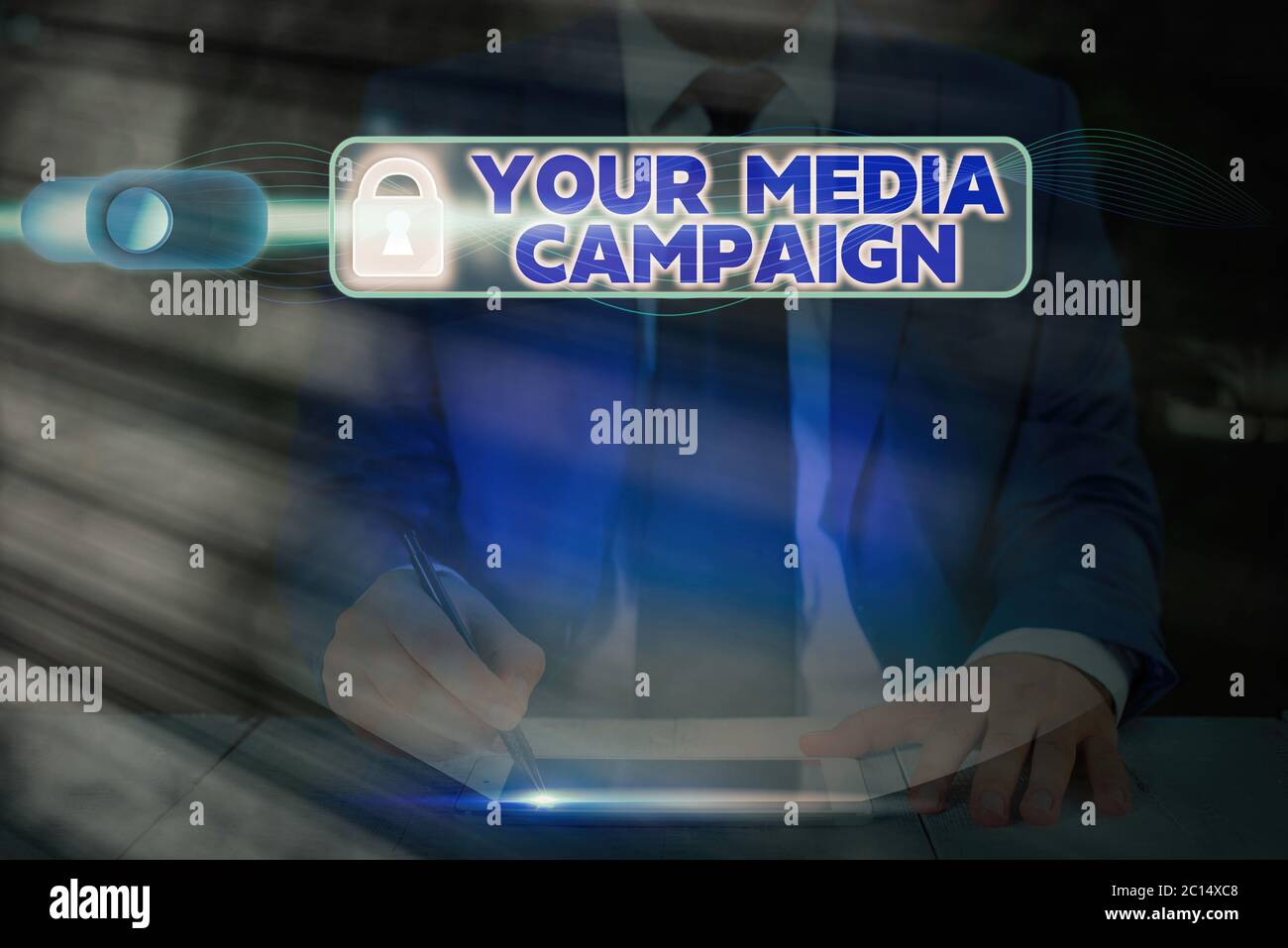 Word writing text Your Media Campaign. Business photo showcasing ...
