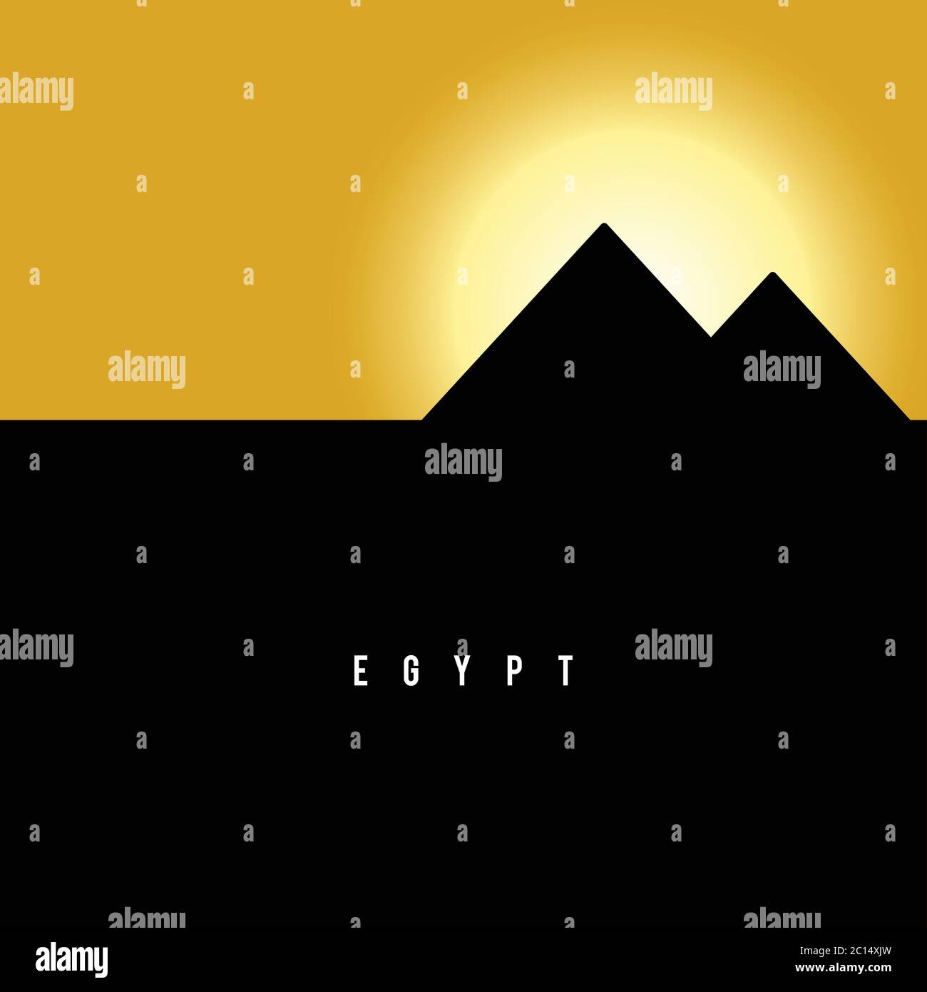 Pyramid egypt giza khufu Stock Vector Images - Alamy
