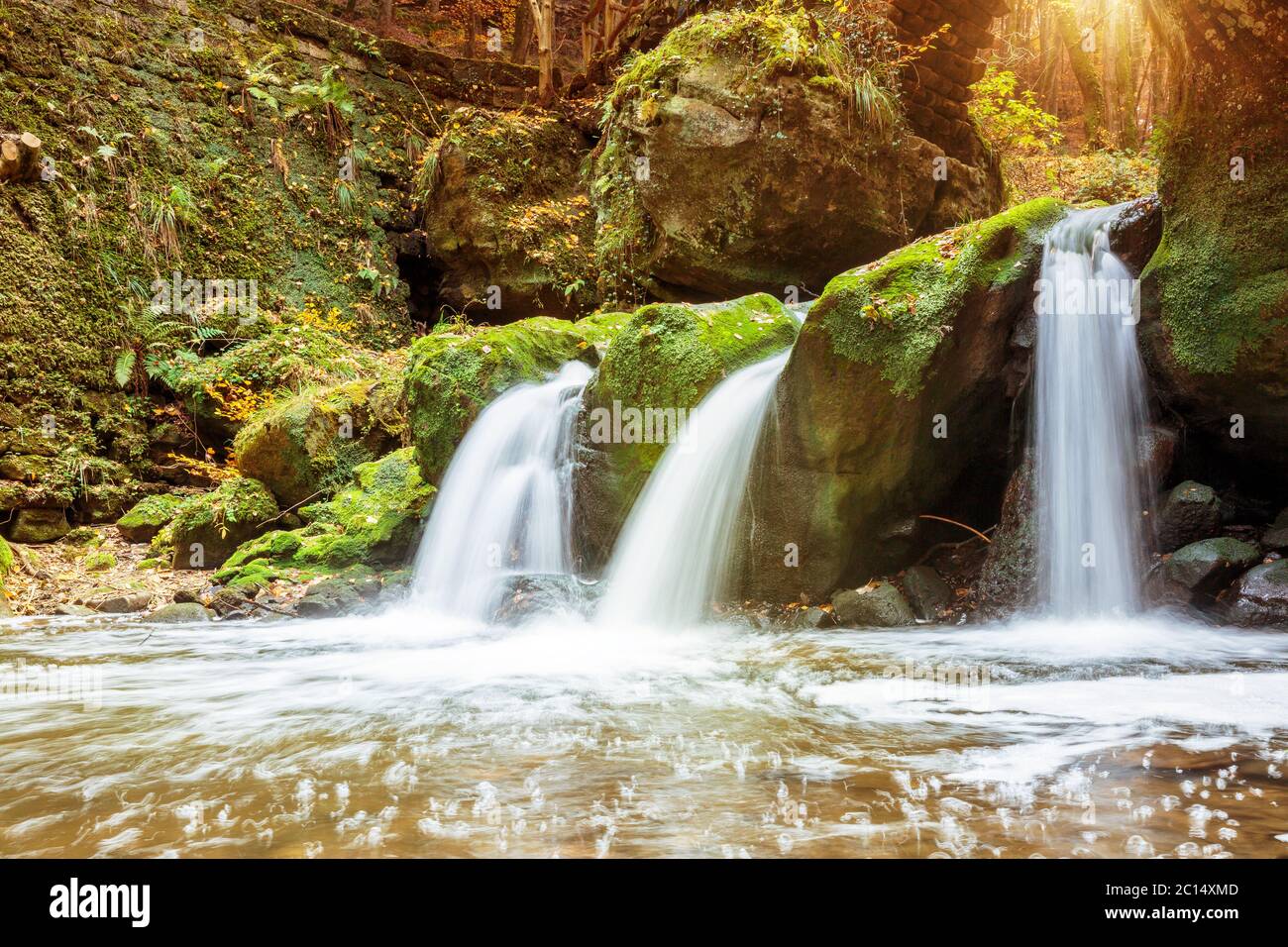 Mullerthal trail luxembourg waterfall hi-res stock photography and ...
