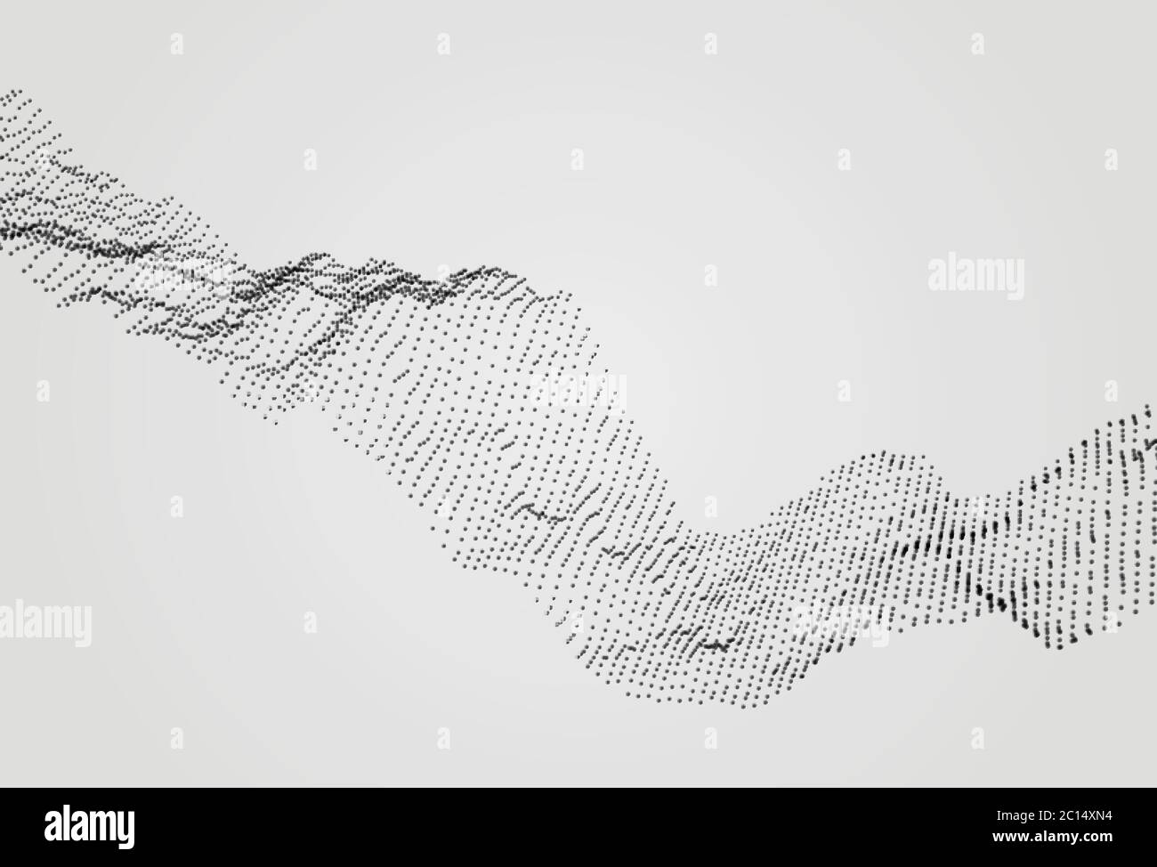 Array With Dynamic Emitted Particles Flowing Particle Waves Abstract