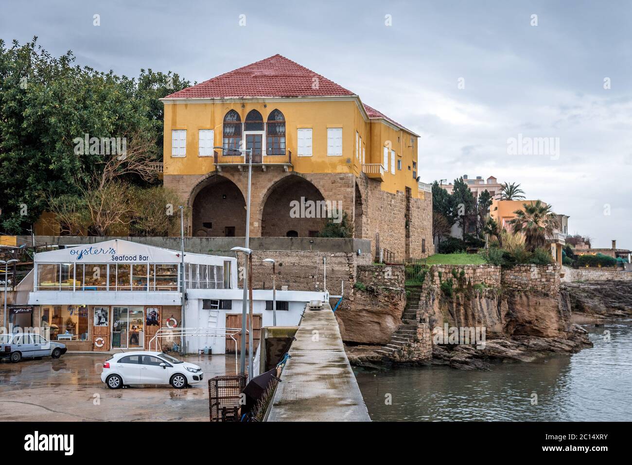 Port of Batroun city in northern Lebanon and one of the oldest cities ...