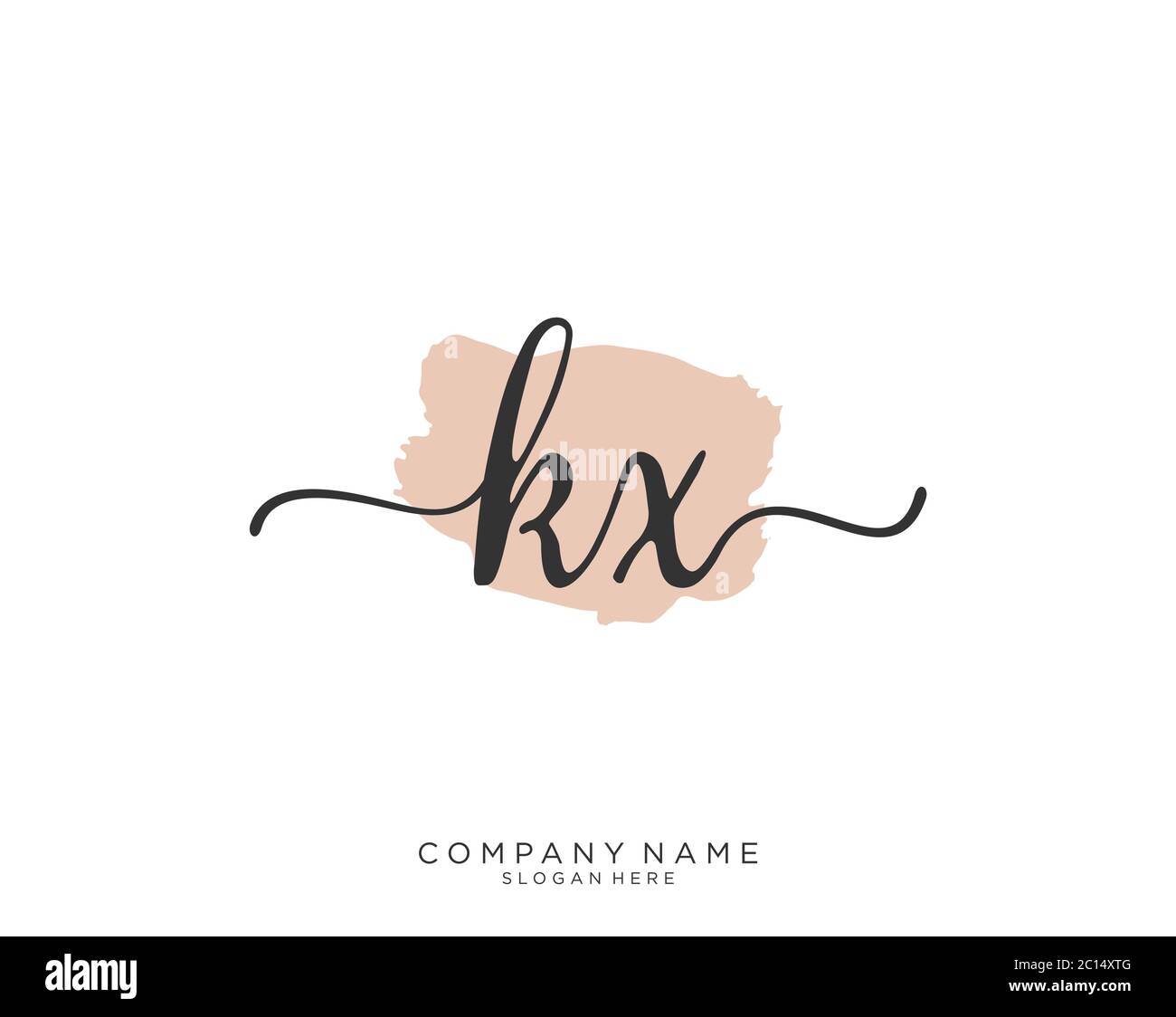 Kx letter logo Stock Vector Images - Alamy