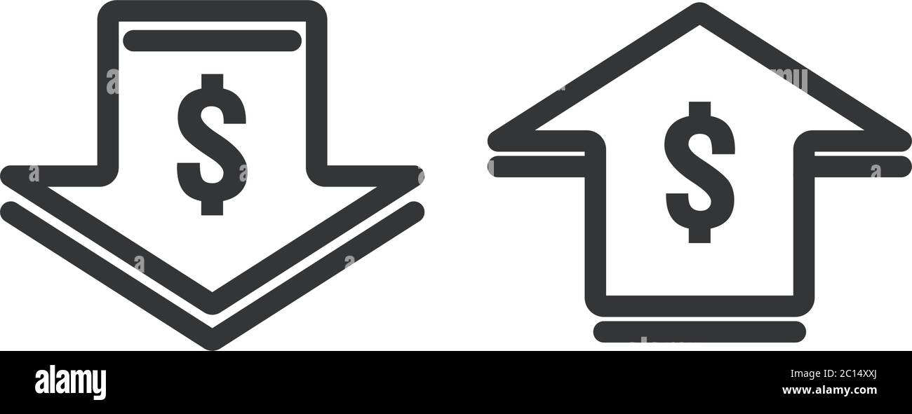 Money cut dollar Stock Vector Images - Alamy