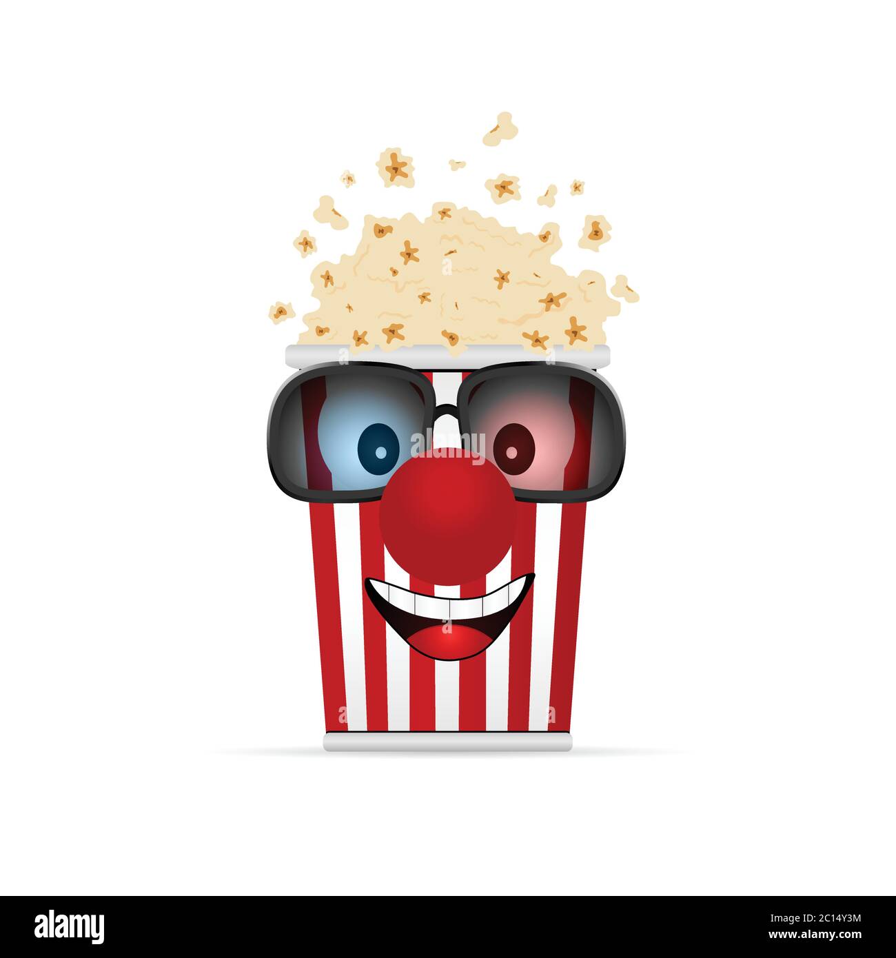 popcorn cartoon art illustration Stock Vector Image & Art - Alamy