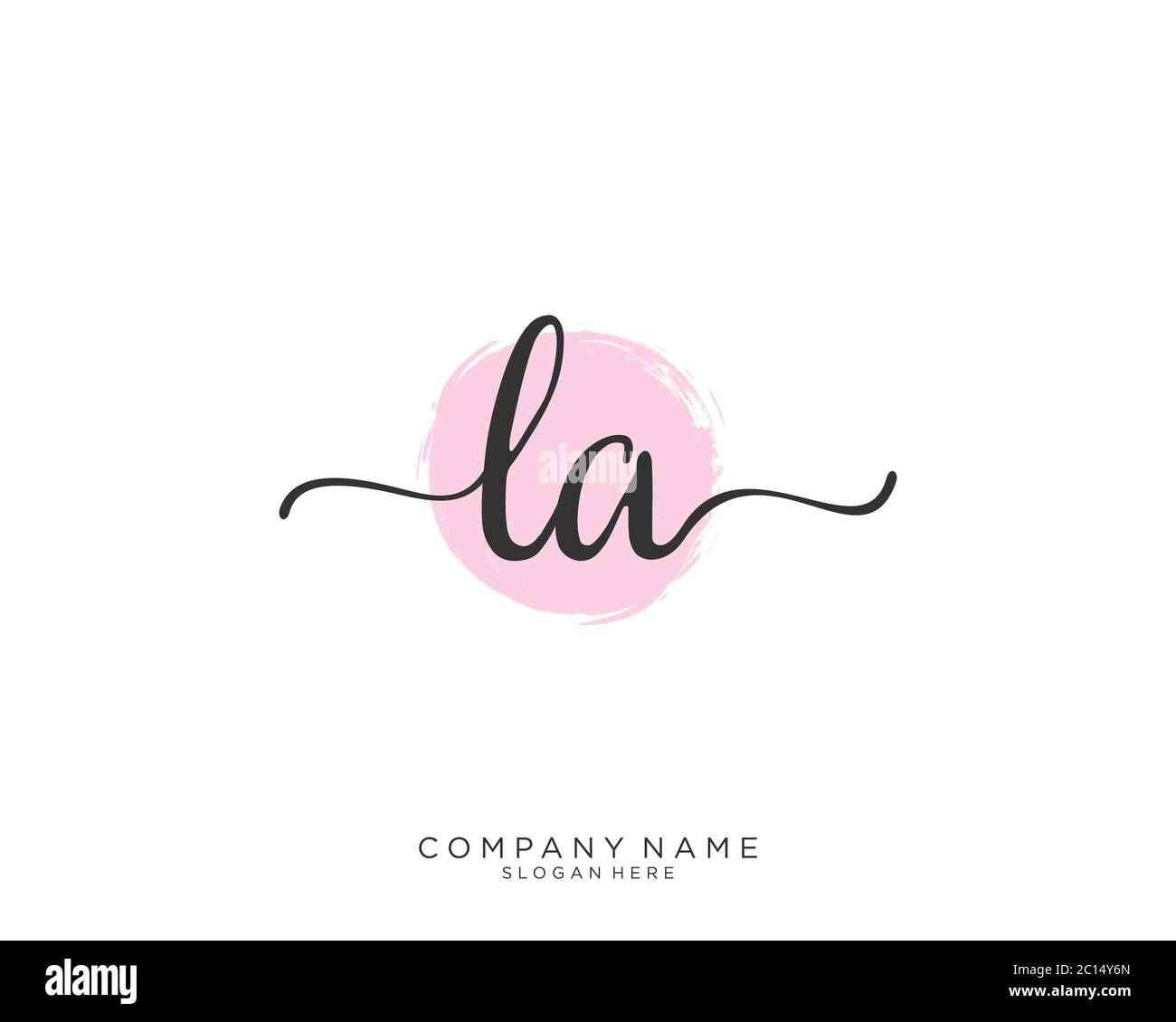 La initials logo hi-res stock photography and images - Alamy