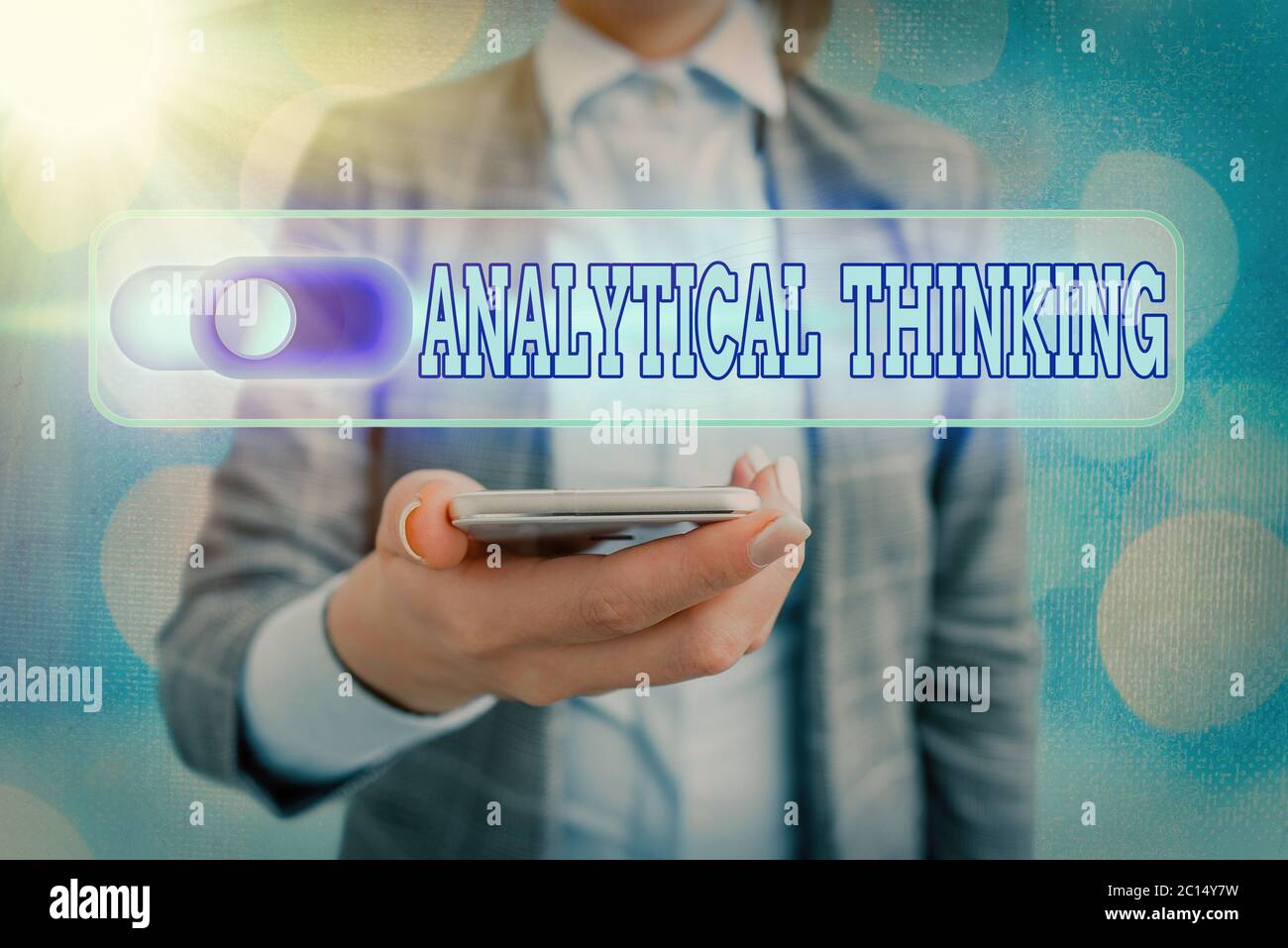 Text sign showing Analytical Thinking. Business photo showcasing ...