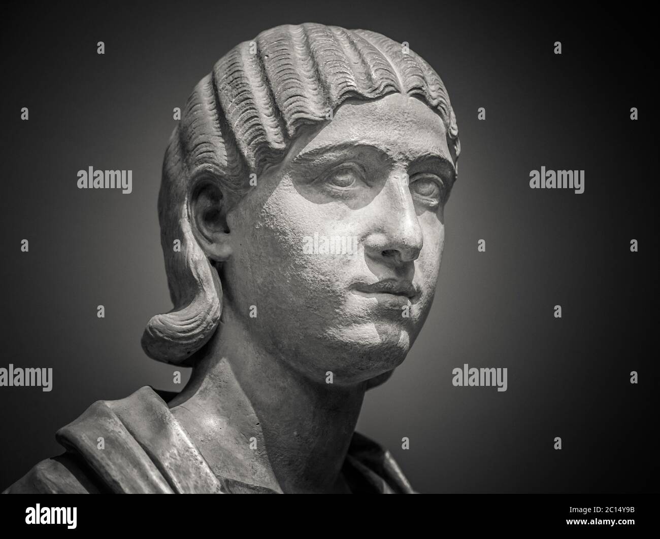 The ancient marble portrait bust Stock Photo - Alamy
