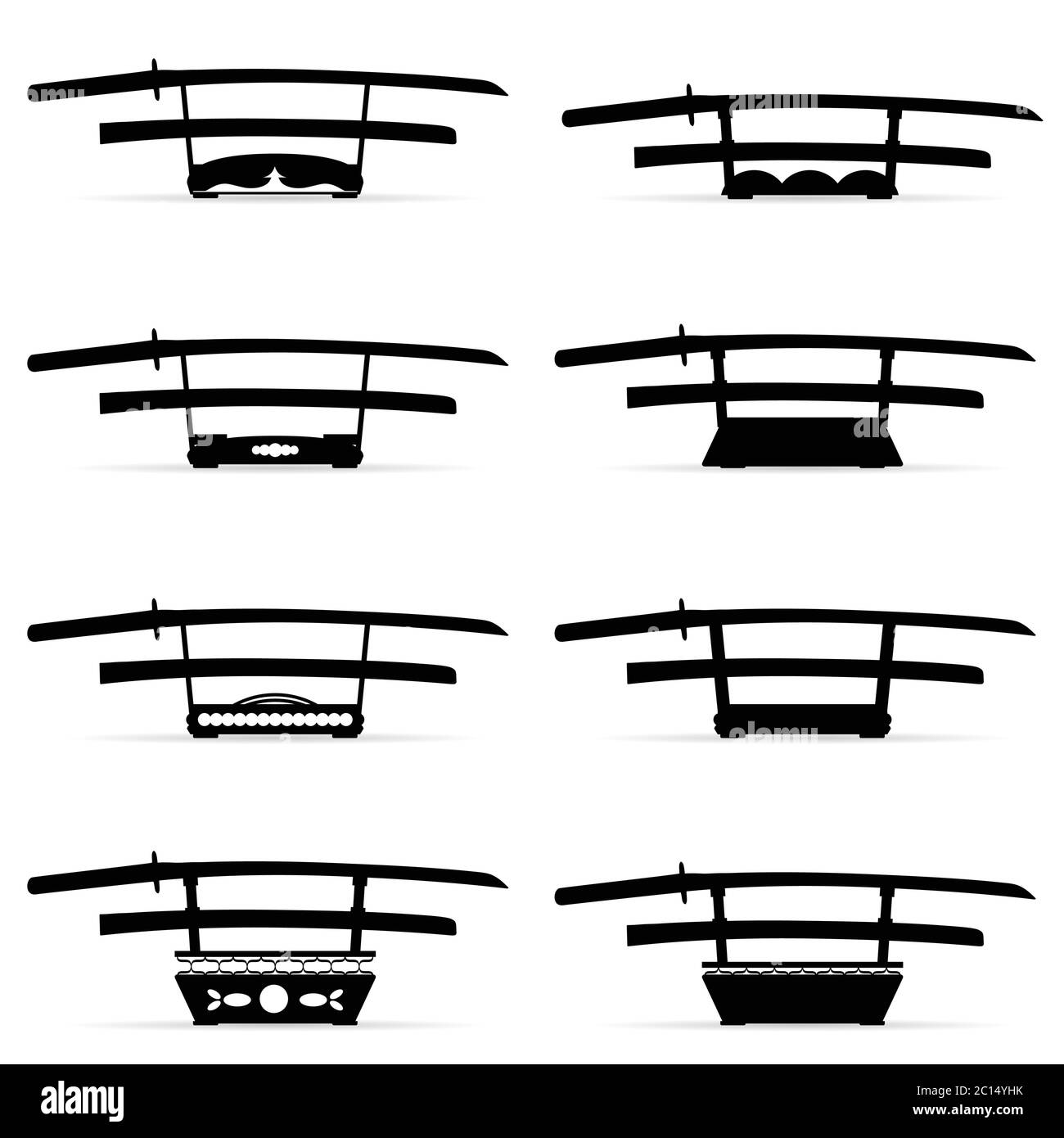 Japan katana antique illustration hi-res stock photography and images ...
