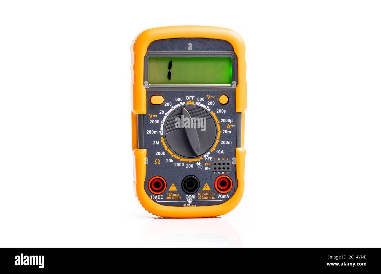 digital multimeter isolated on white background Stock Photo - Alamy