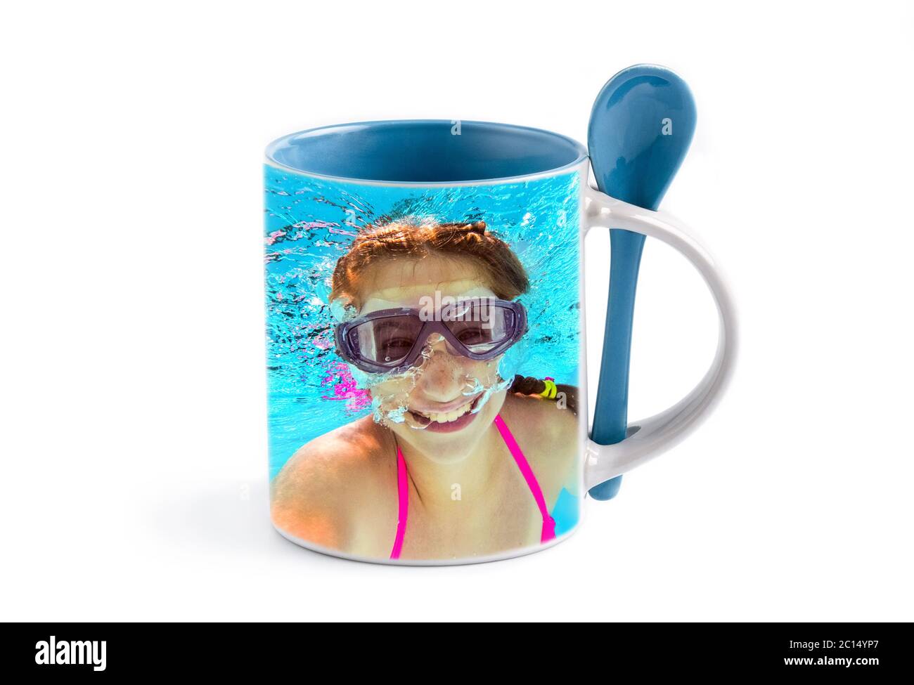 Clear blue spoon hi-res stock photography and images - Alamy