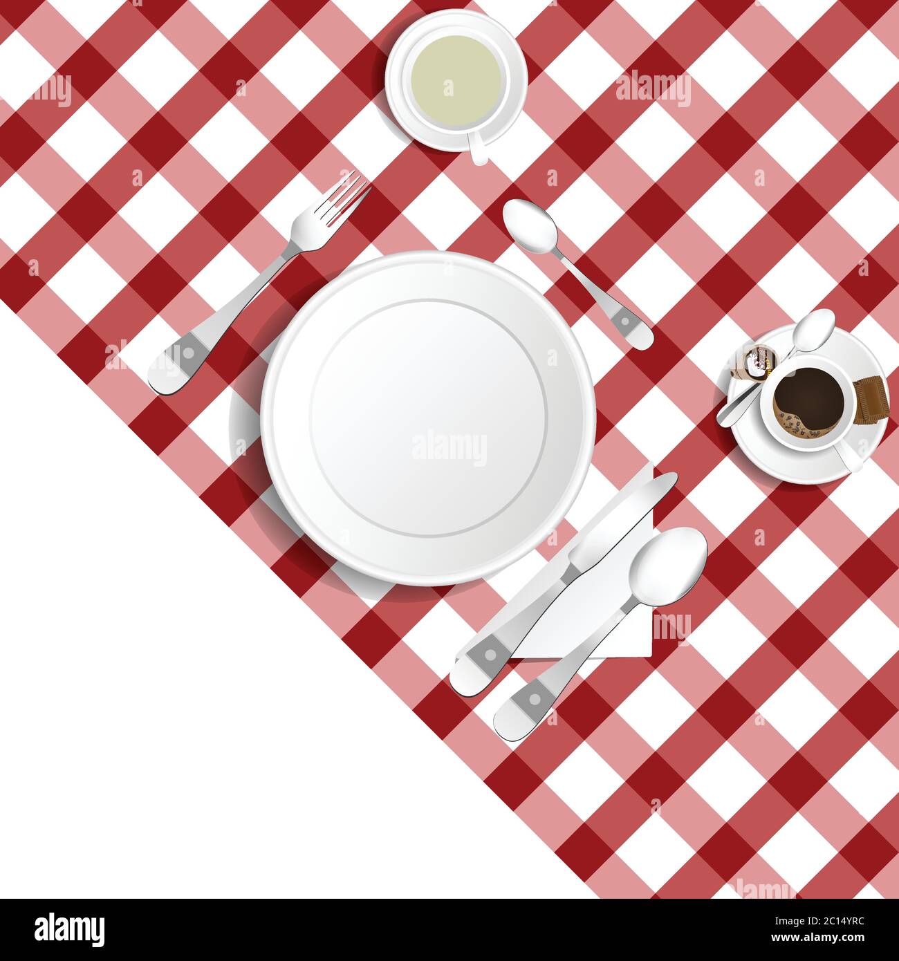 Lunch tea room Stock Vector Images - Alamy