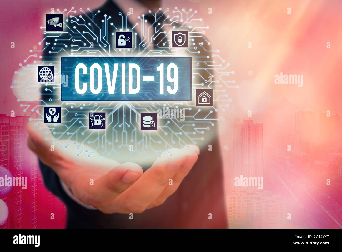 Conceptual hand writing showing Covid19. Concept meaning mild to severe ...