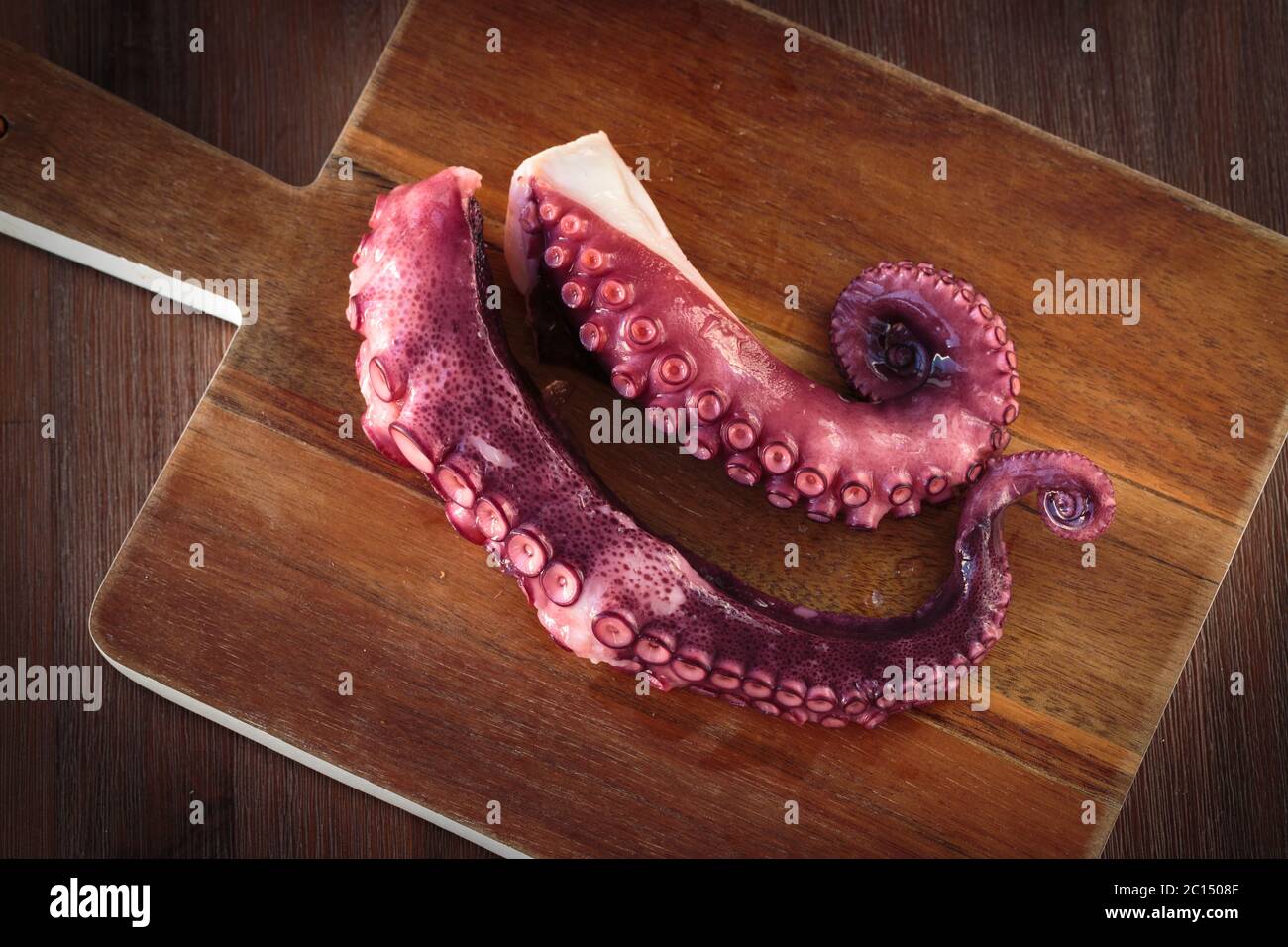 Delicious coocked Octopus Stock Photo - Alamy