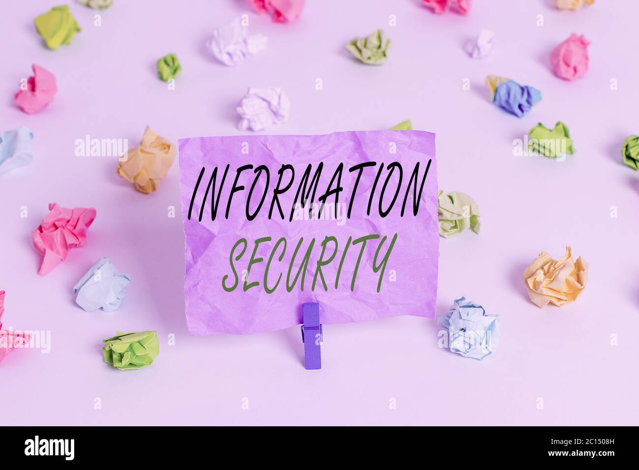 Word writing text Information Security. Business photo showcasing being ...