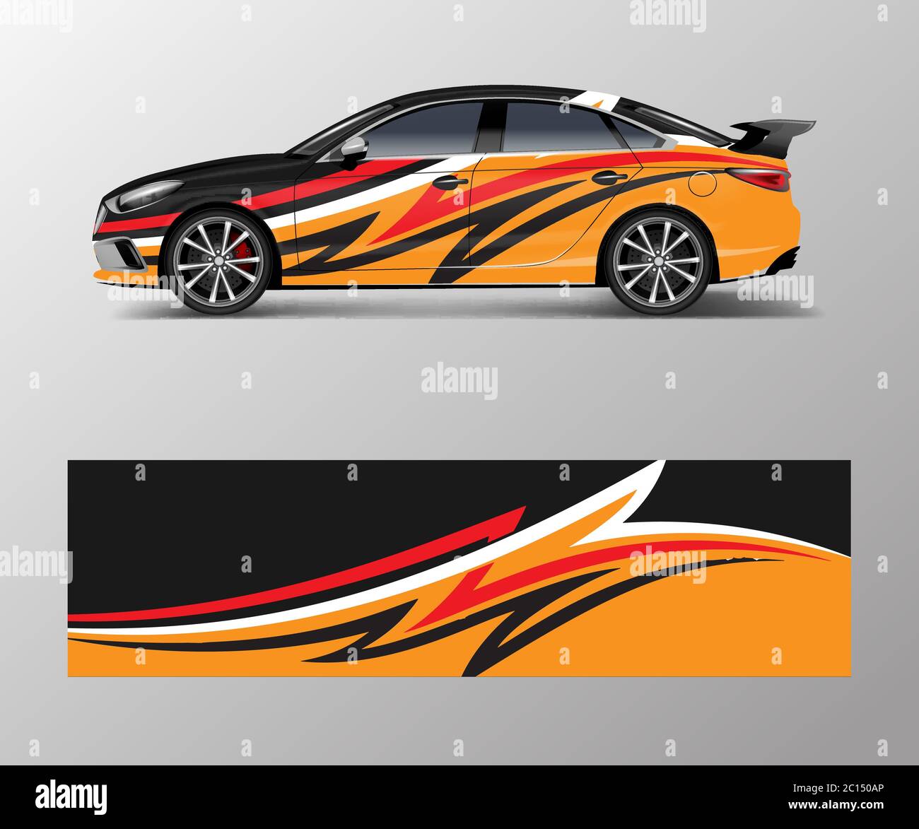 graphic abstract racing designs for vehicle Sticker vinyl wrap. Car ...