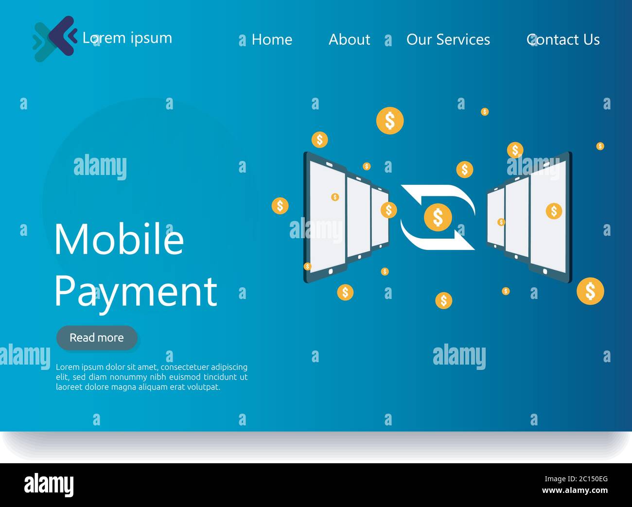 Mobile money Stock Vector Images - Alamy