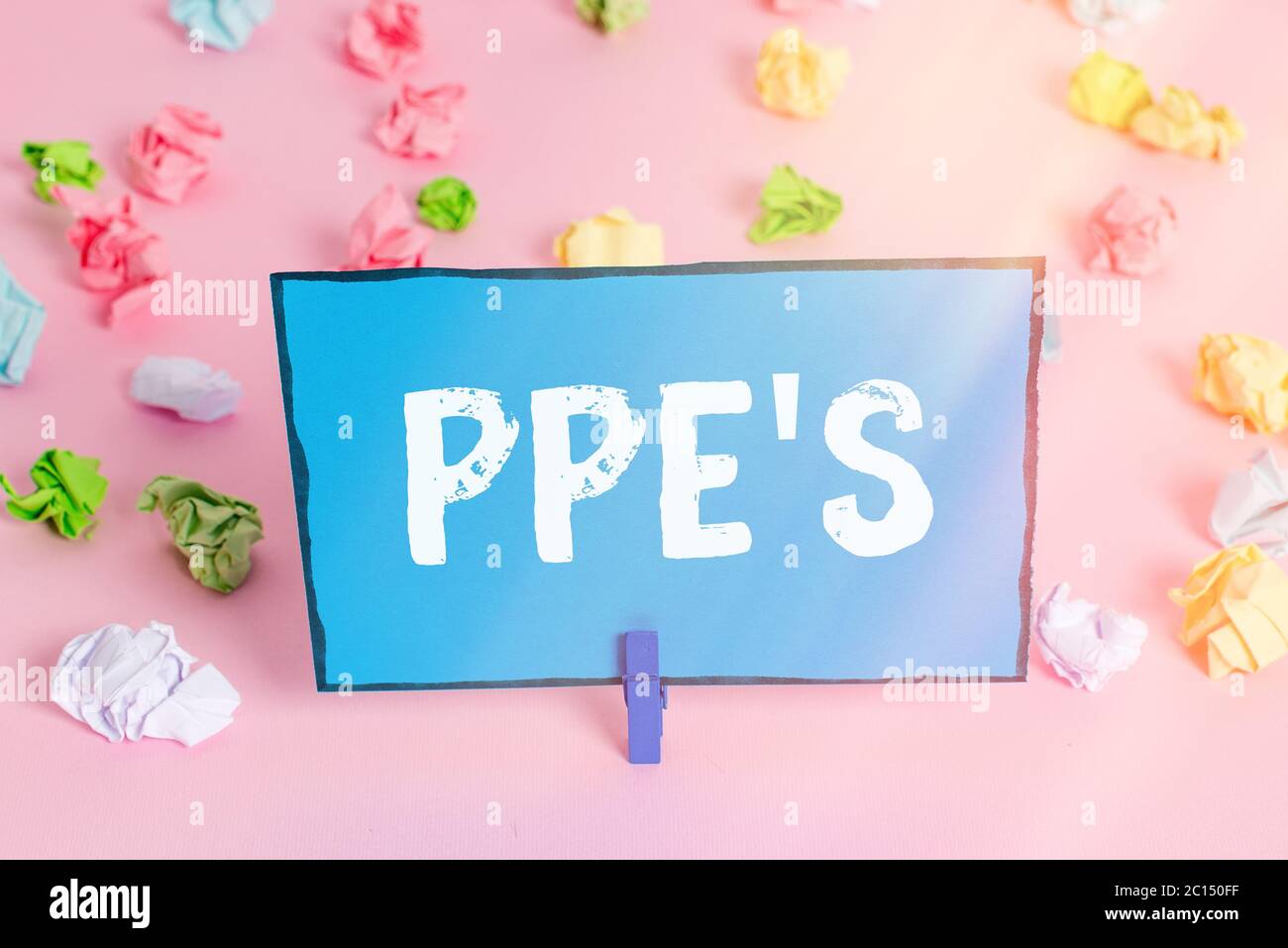 Writing note showing Ppe s is. Business concept for Specialized ...