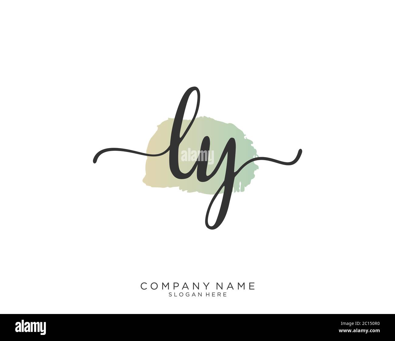 Ly letter logo hi-res stock photography and images - Alamy