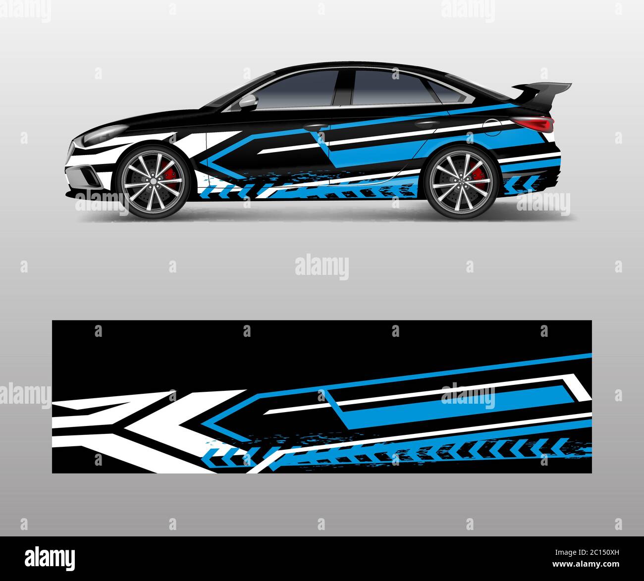 abstract Racing graphic vector for sport car wrap design Stock Vector ...