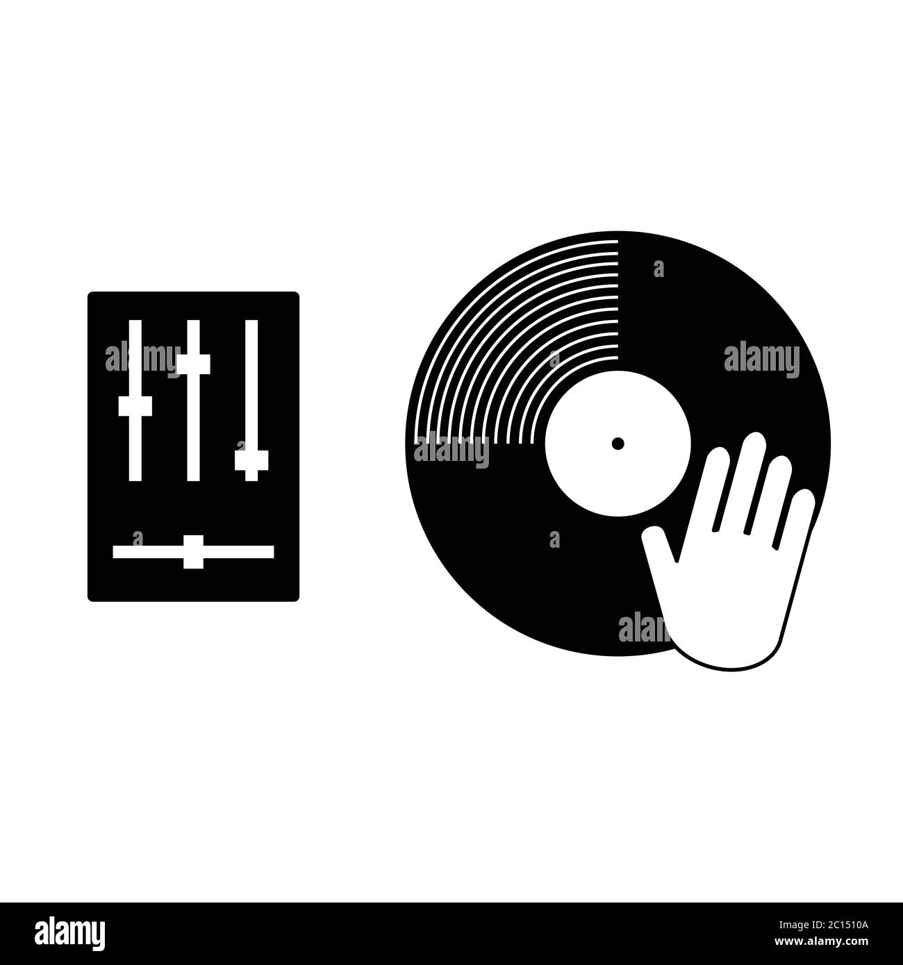 Vynil vector vectors Stock Vector Images - Alamy