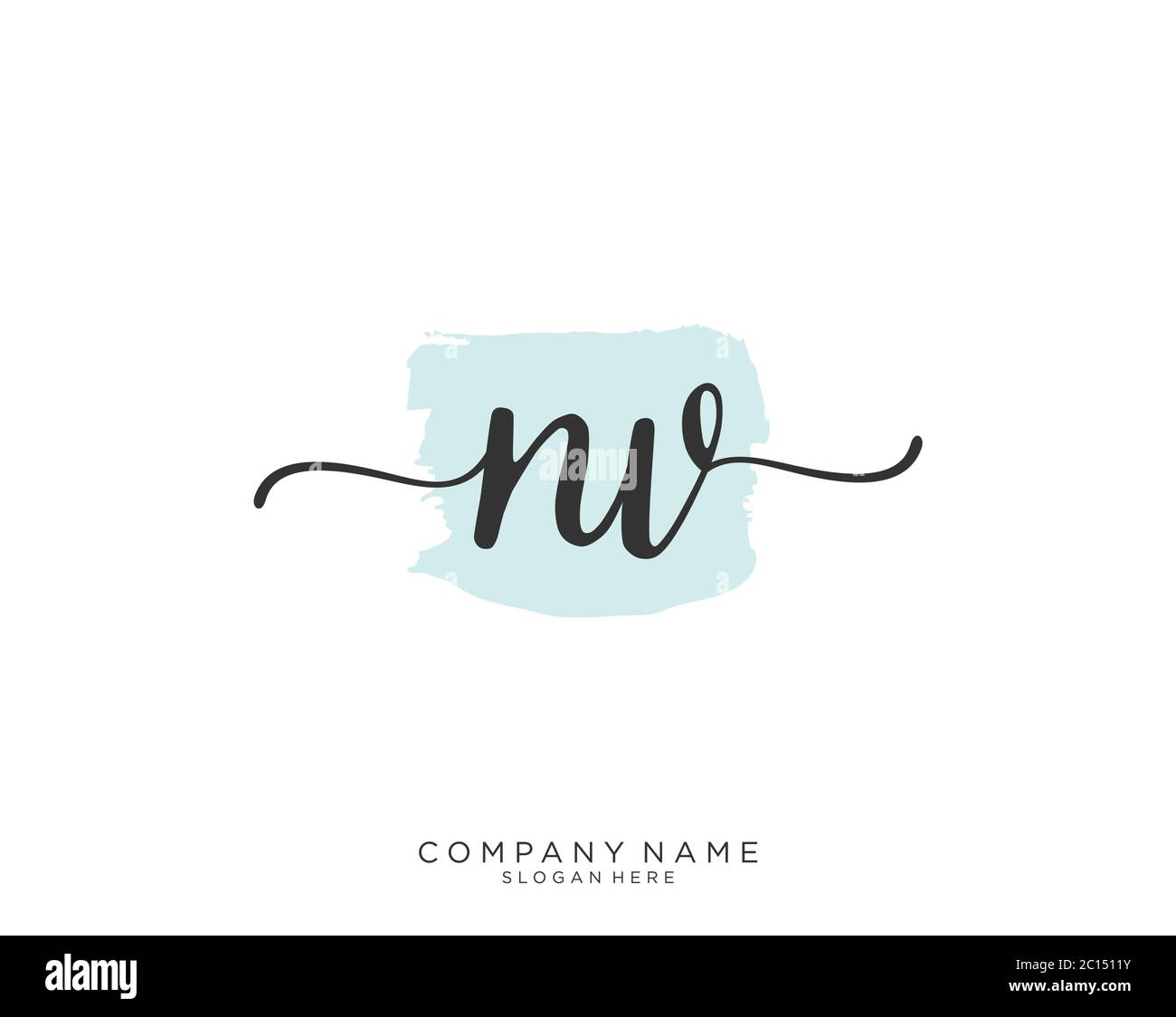 Nv initials logo Cut Out Stock Images & Pictures - Alamy