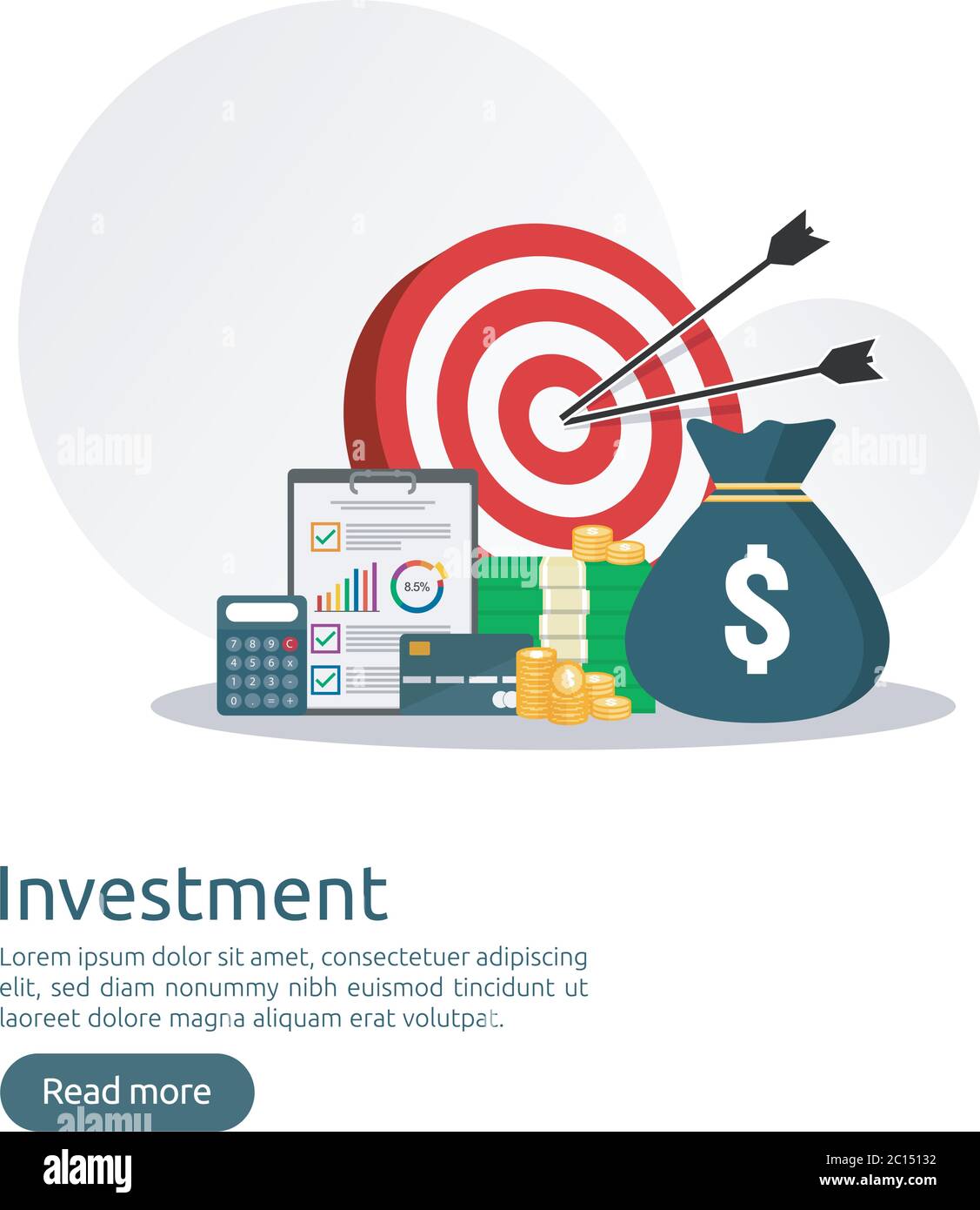 Return on investment ROI concept. business growth arrows to success ...