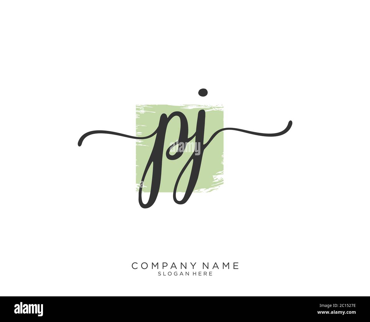 Pj font Stock Vector Images - Alamy