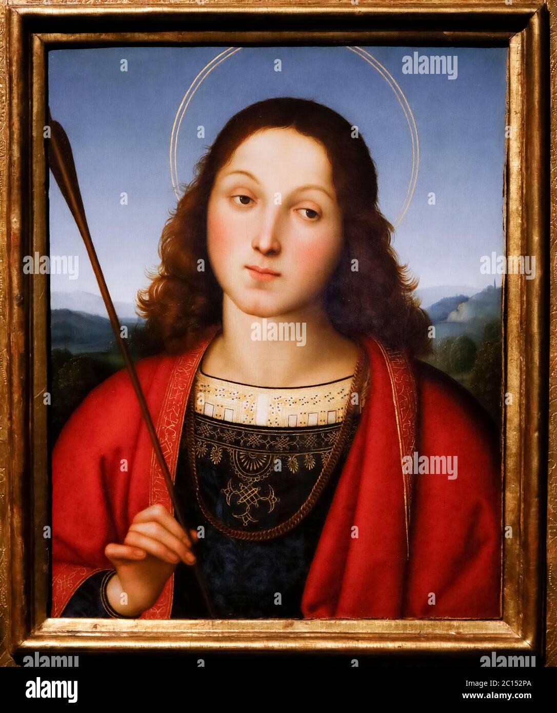 Raffaello Sanzio - Saint Sebastian - around 1502-03 Stock Photo - Alamy