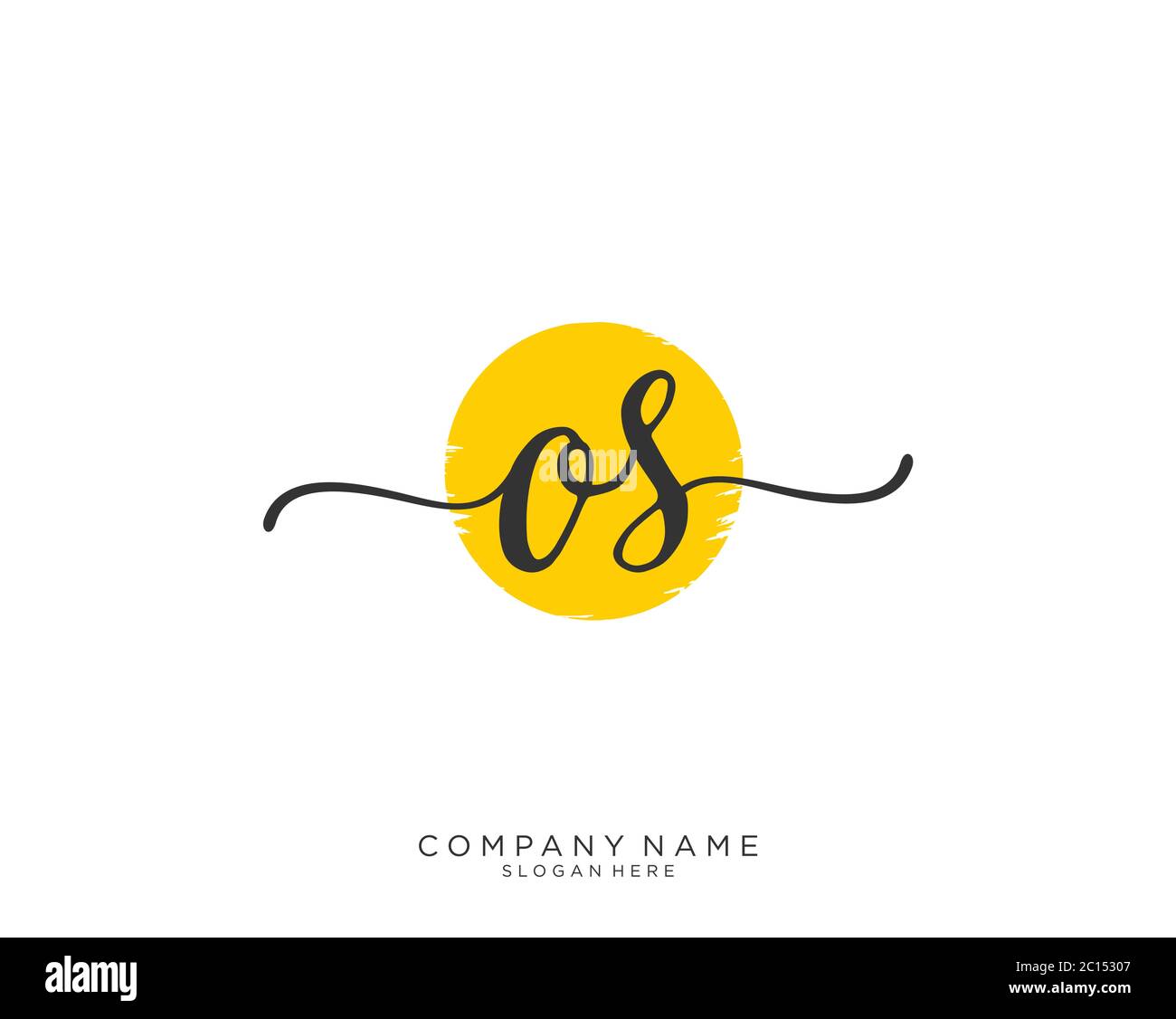 Os initials logo hi-res stock photography and images - Alamy
