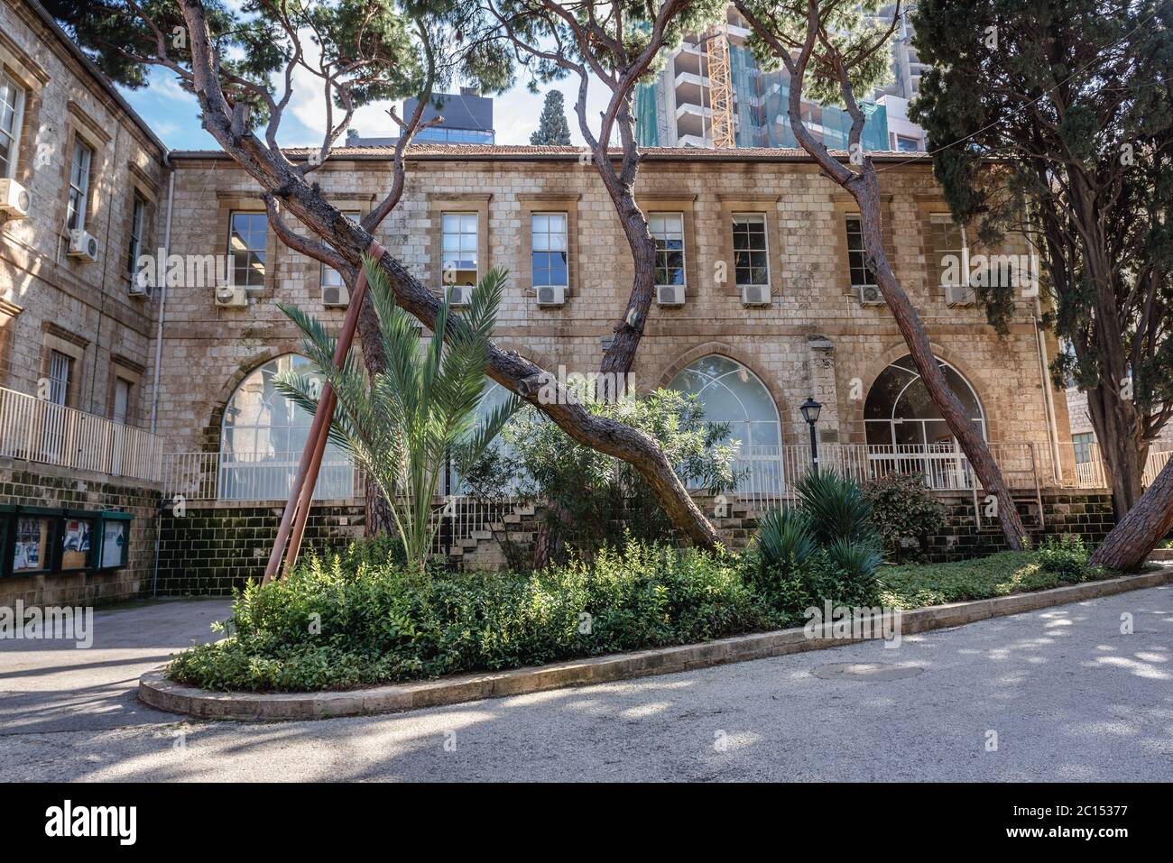 ADA Dodge Hall building in American University of Beirut in Beirut ...