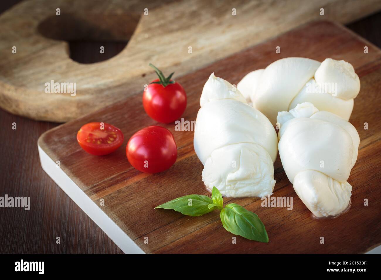 Italian mozzarella cheese Stock Photo - Alamy