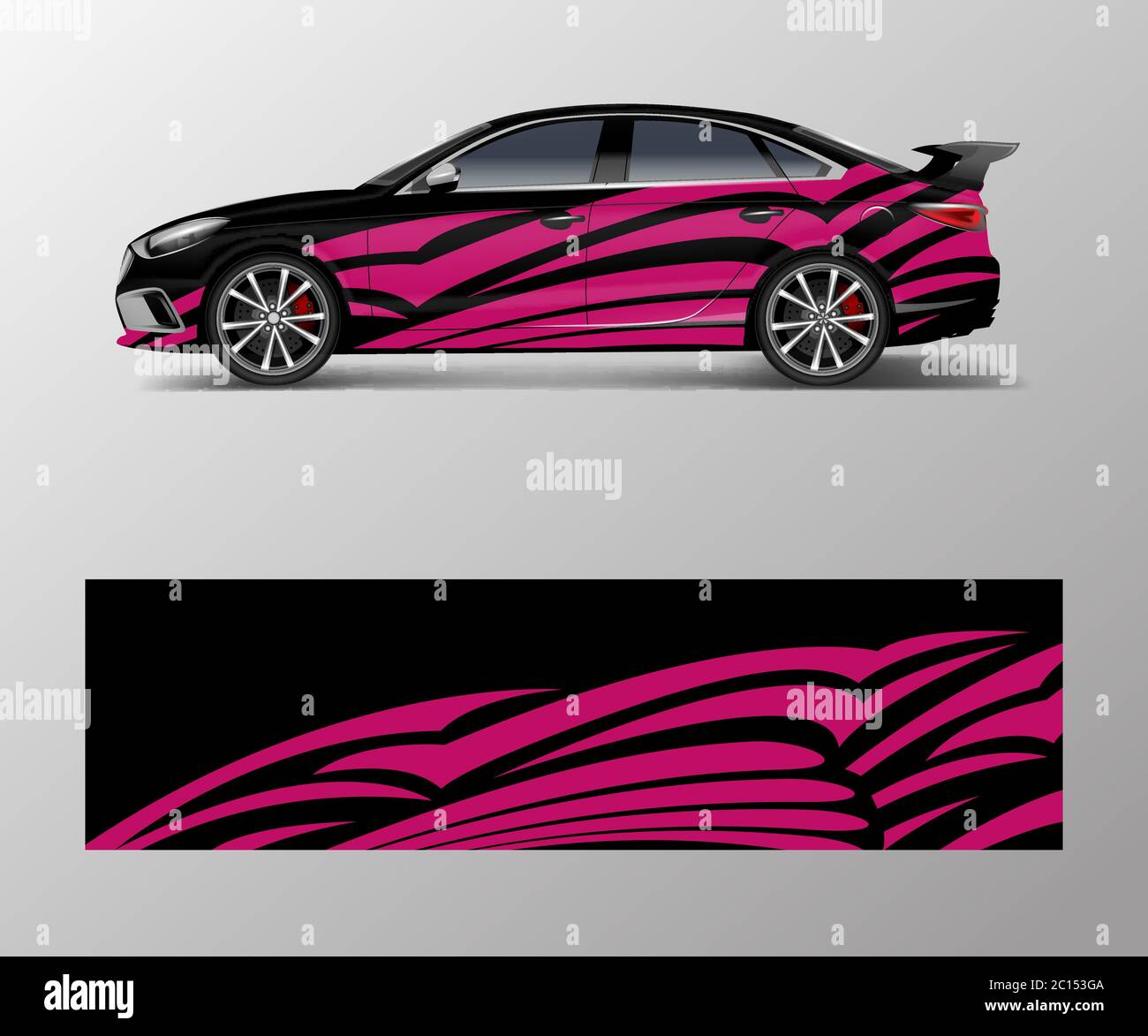 graphic abstract racing designs for vehicle Sticker vinyl wrap. Car ...