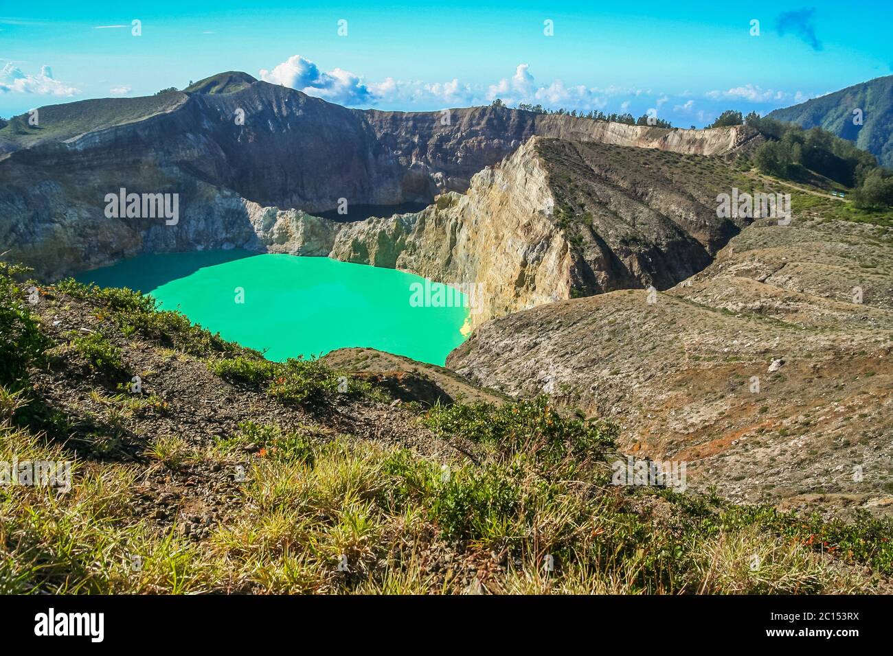 Kelimutu at sunrise Stock Photo - Alamy