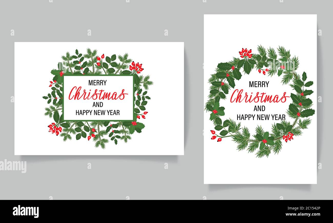 Plants and cards Stock Vector Images - Alamy