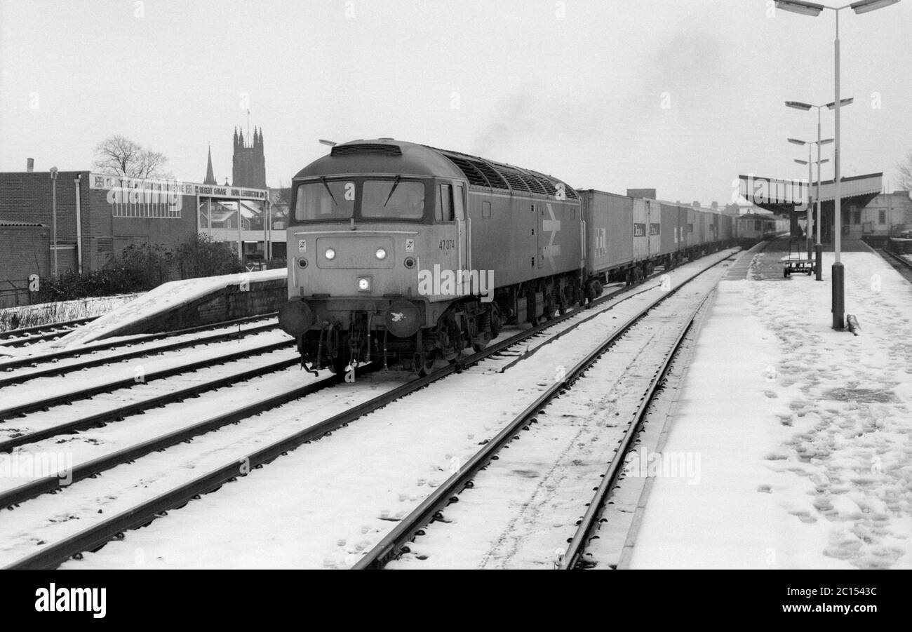 British rail class 47 Black and White Stock Photos & Images - Alamy