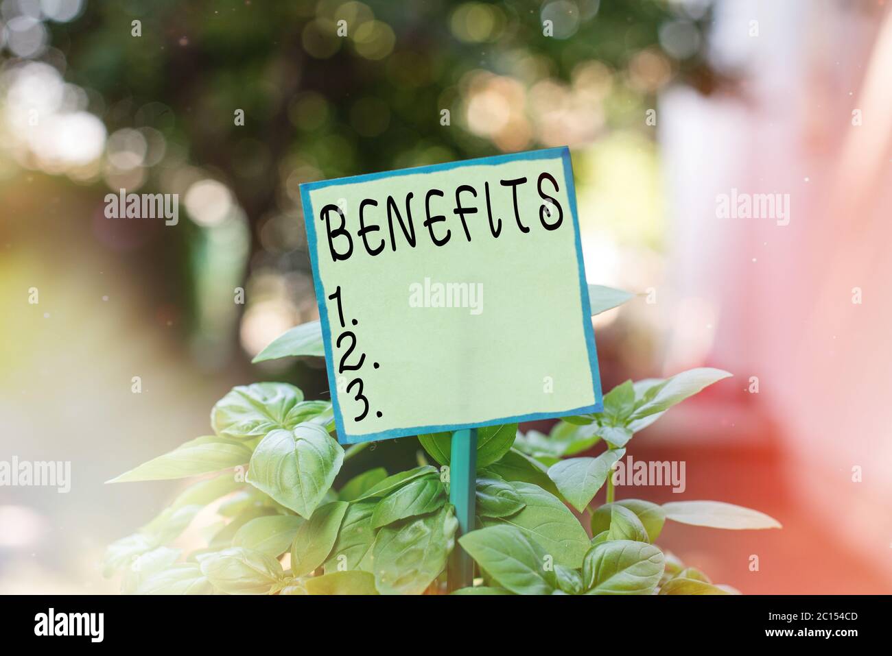 Conceptual hand writing showing Benefits. Concept meaning something ...