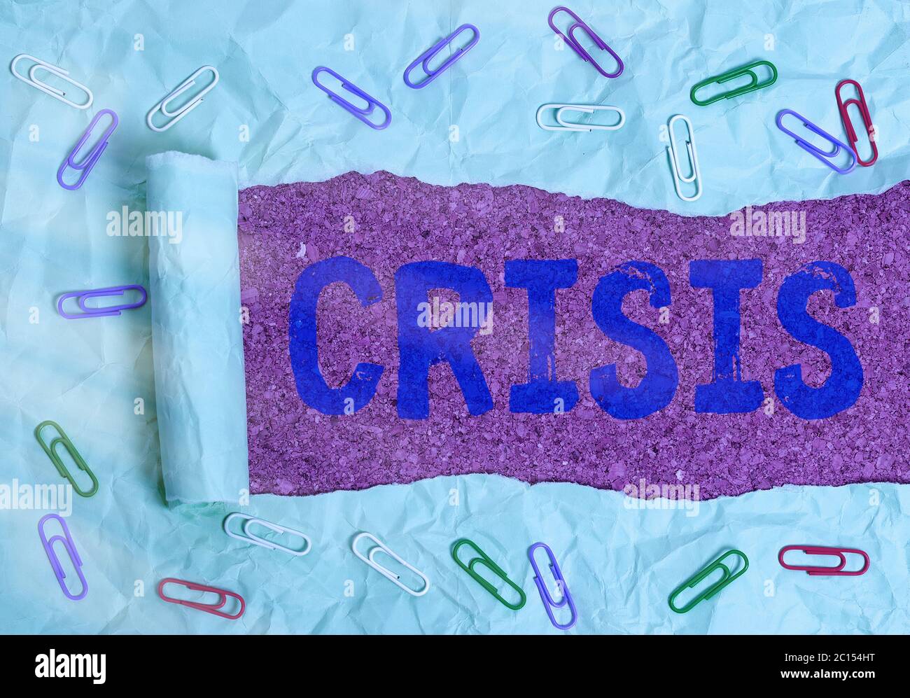 Text sign showing Crisis. Business photo showcasing event that is going ...