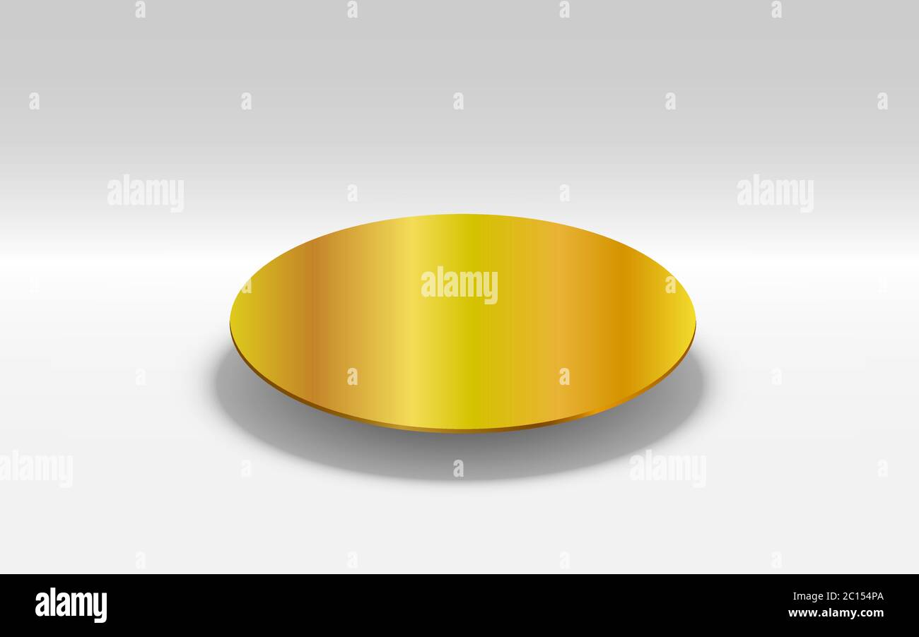 Gold star on podium Stock Vector Images - Alamy