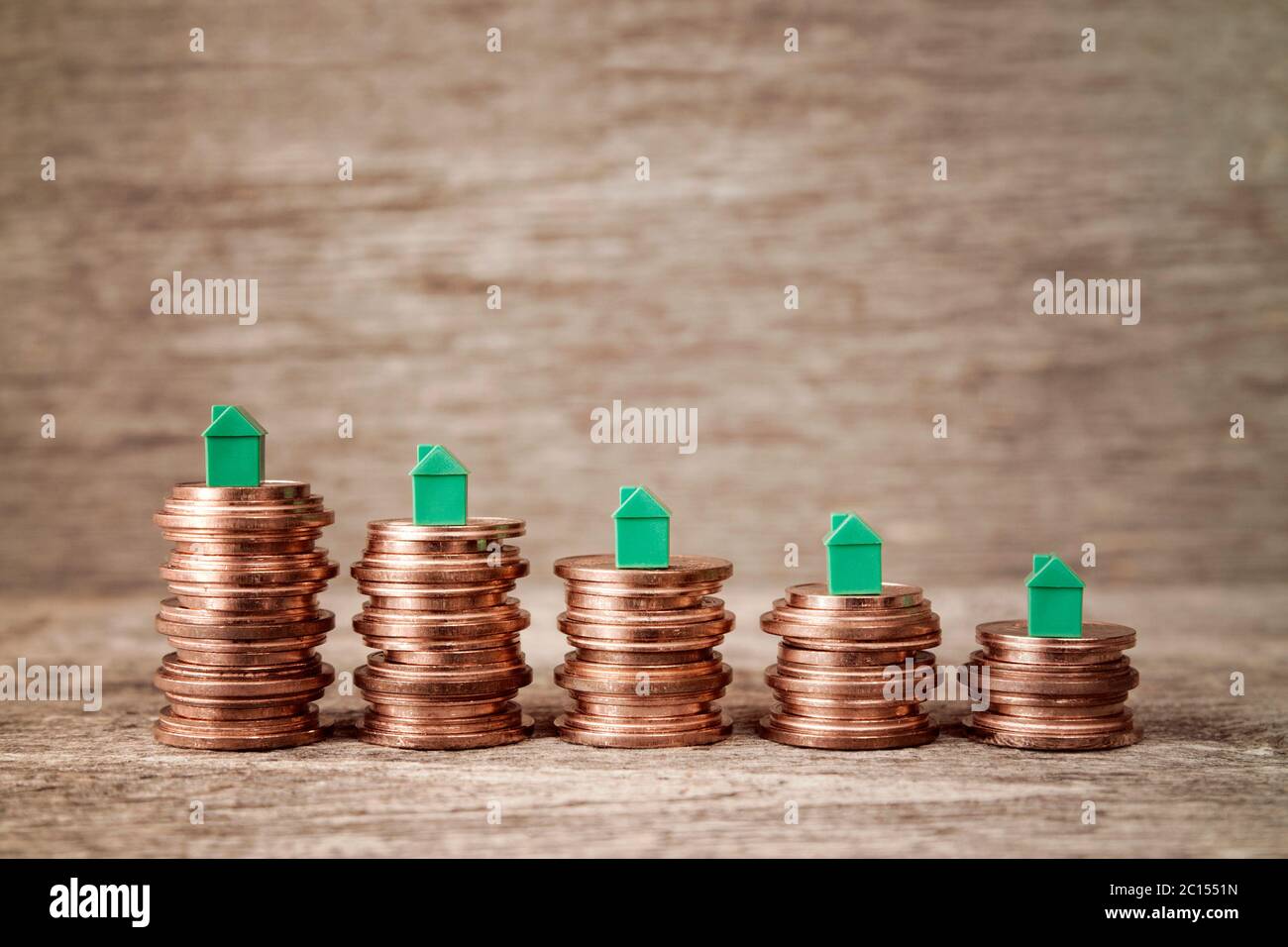 Coins Stacks Building High Resolution Stock Photography and Images - Alamy