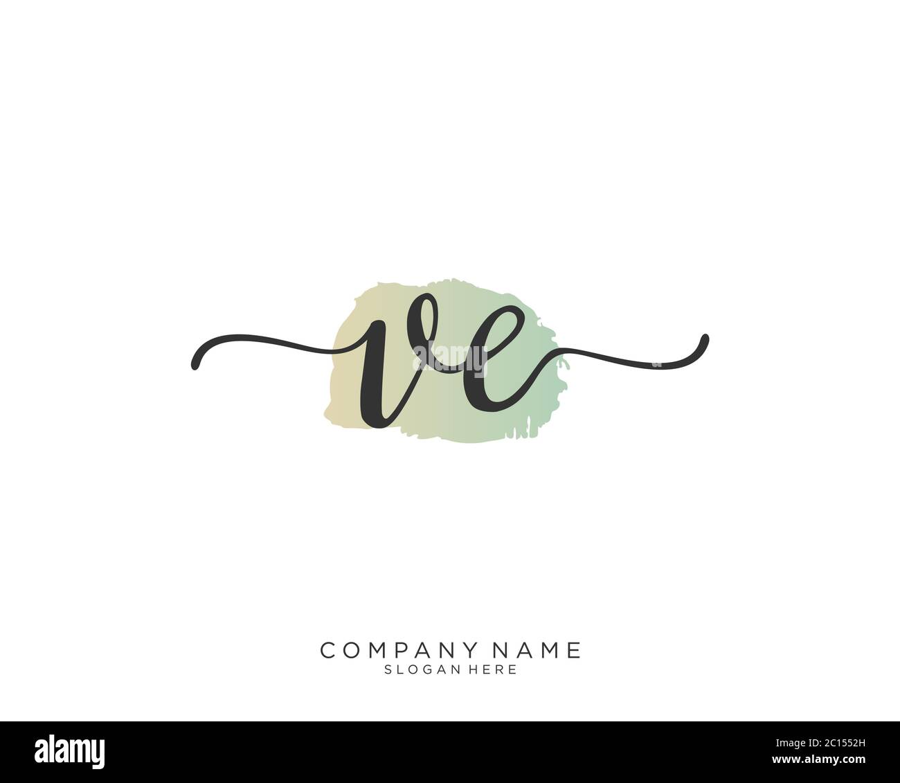 Ve initials logo hi-res stock photography and images - Alamy