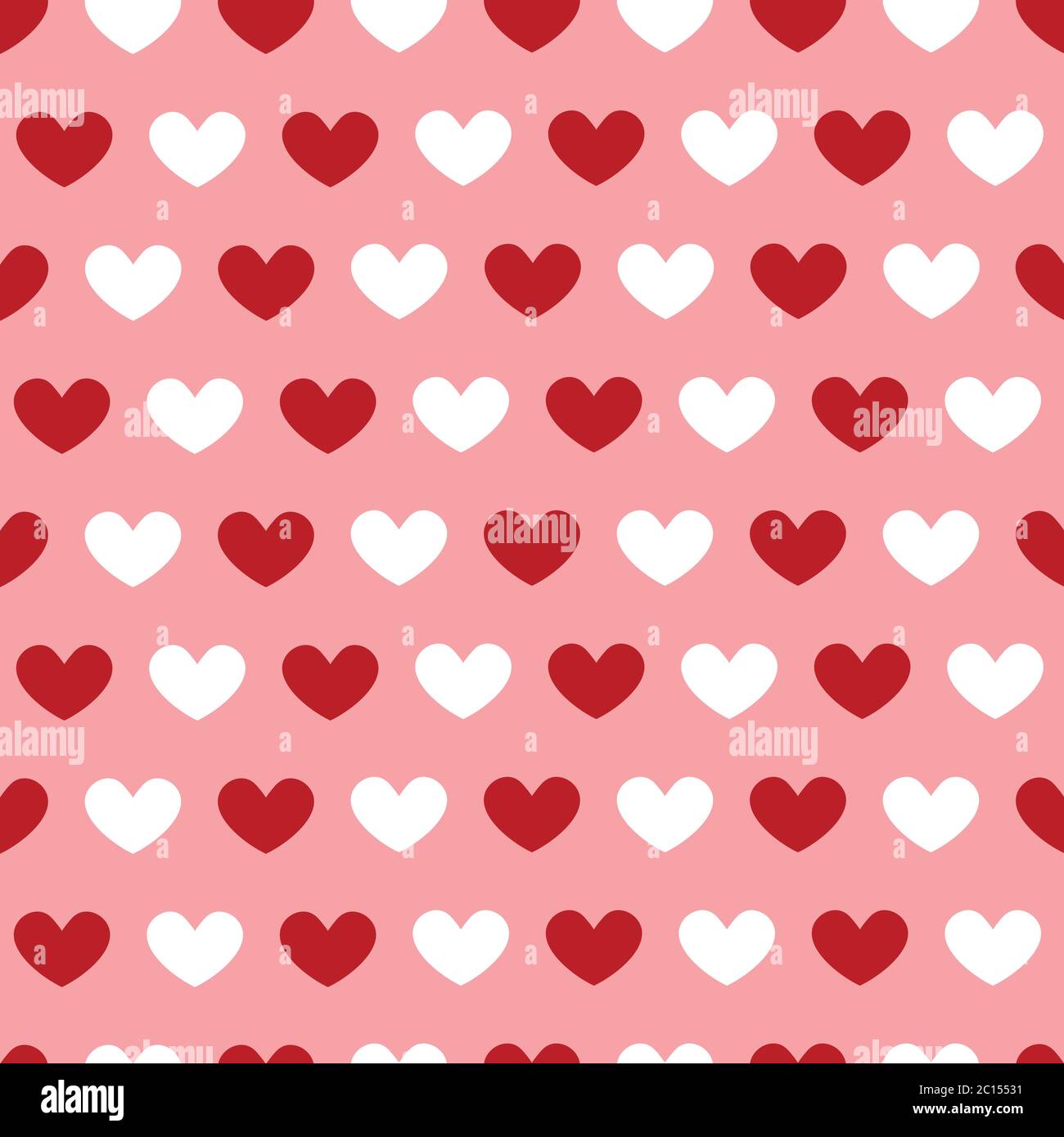 Valentine's day and wedding heart pattern on rose background Stock ...