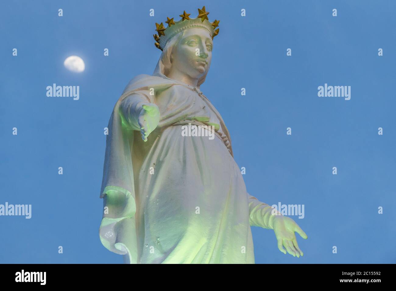 Statue virgin mary harissa lebanon hi-res stock photography and images ...