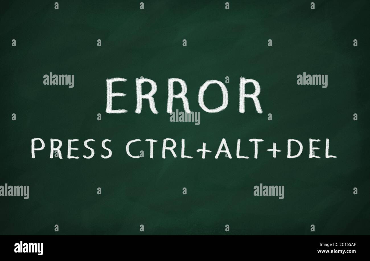 Error message green screen hi-res stock photography and images - Alamy