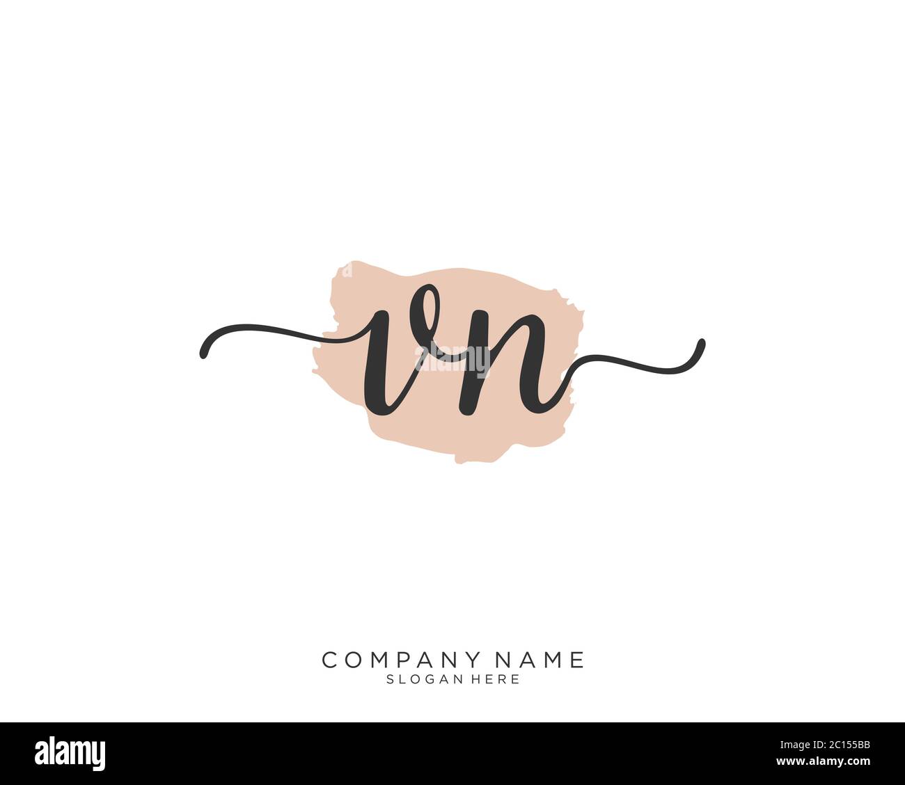 Letter vn logo Stock Vector Images - Alamy