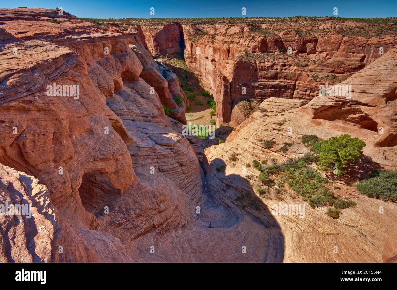 Canyon del Muerto, view from Antelope House Overlook, Canyon de Chelly National Monument, Navajo ...