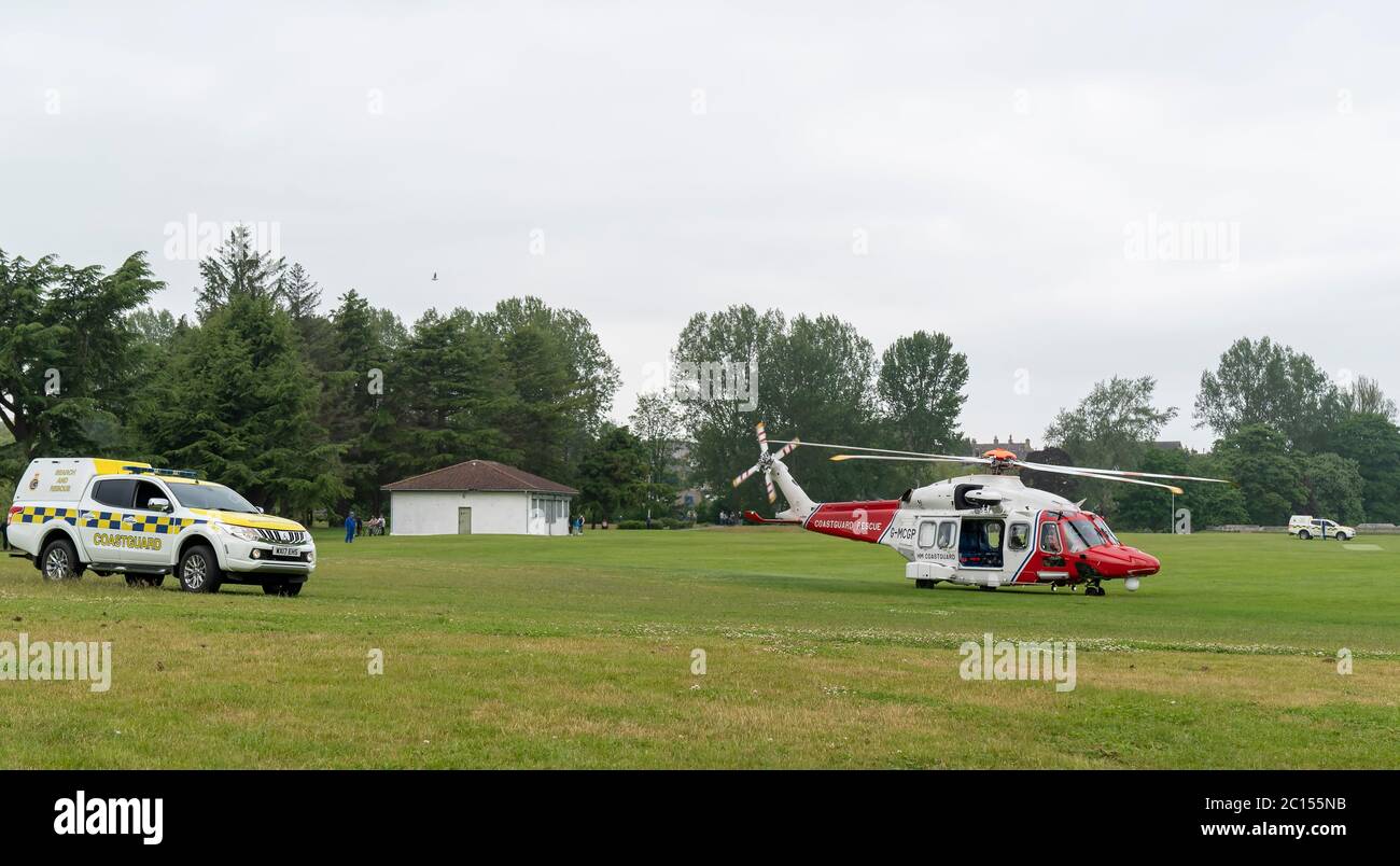 Cooper Park, Elgin, Moray, UK. 13th June, 2020. UK. This is HMCG ...