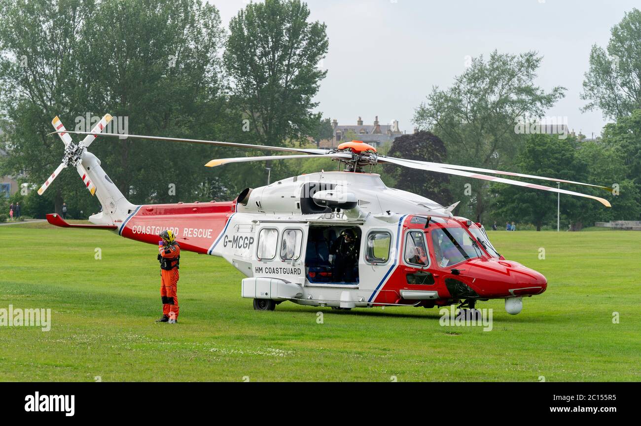 Cooper Park, Elgin, Moray, UK. 13th June, 2020. UK. This is HMCG ...