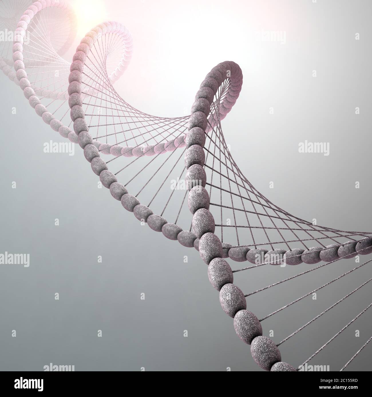 3D Illustration of ribonucleic acid or dna strand Stock Photo - Alamy