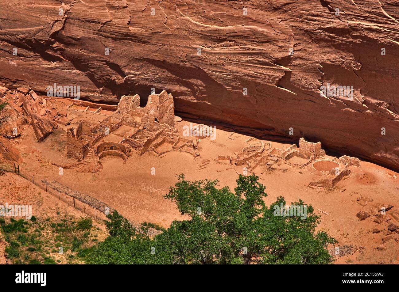 Antelope House ruins, Canyon de Chelly National Monument, Navajo Indian ...