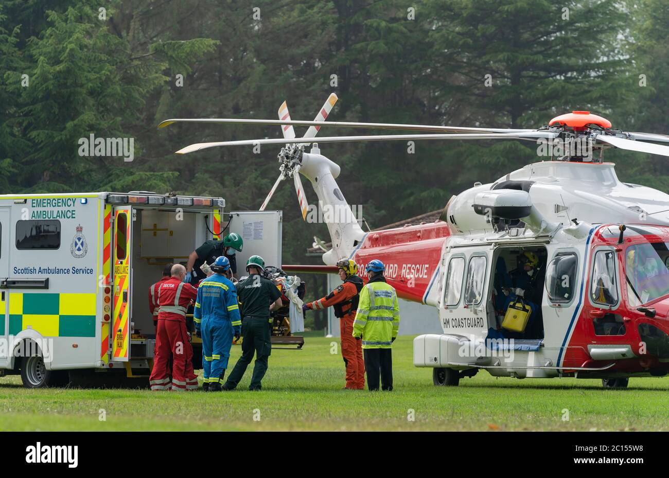 Cooper Park, Elgin, Moray, UK. 13th June, 2020. UK. This is HMCG ...